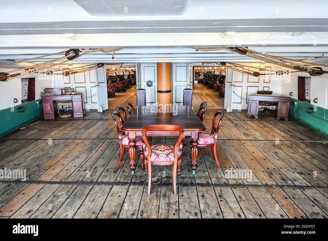 Victorian era gun decks hi-res stock photography and images - Alamy