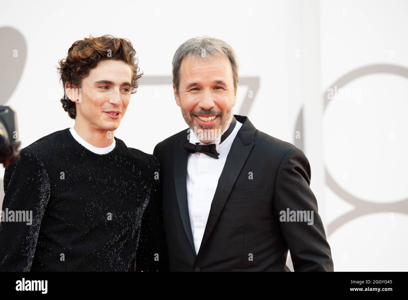 Venice, Italy. 03rd Sep, 2021. Timothee Chalamet and Denis Villeneuve ...