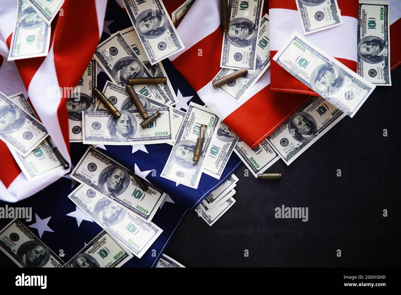 Flapping flag USA with wave. American flag for Memorial Day or 4th of ...