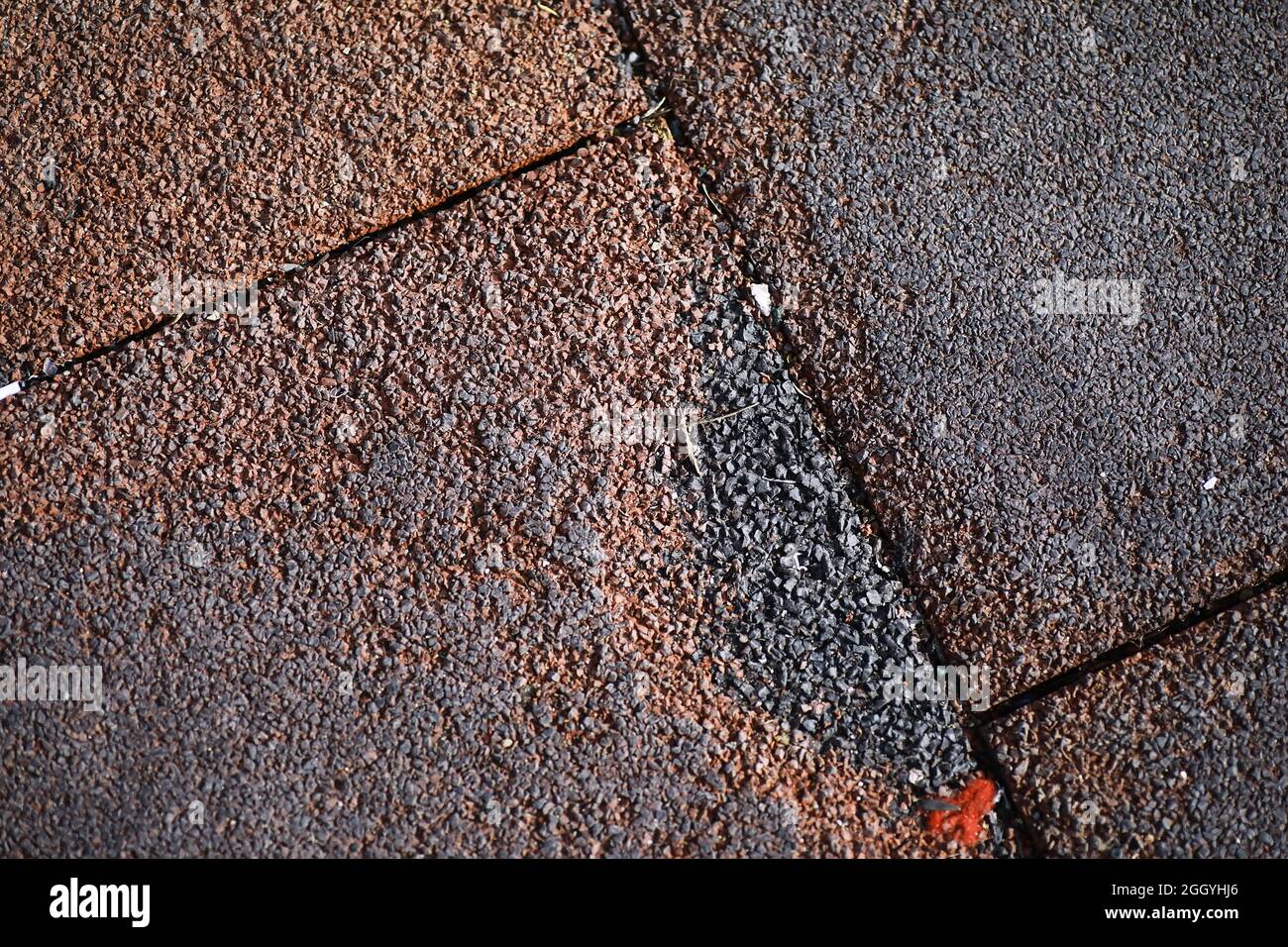 Grey paving stone, pedestrian walkway, pavement close up, the texture ...