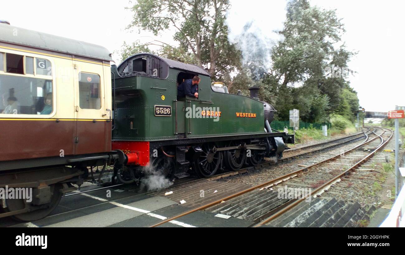 Steam locomotive 5239 Goliath operating as part of Dartmouth Steam ...