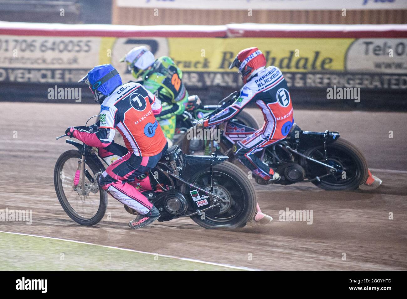 Manchester, UK. 03 September 2021. Sam Woolley inside Sam Bebee (White ...