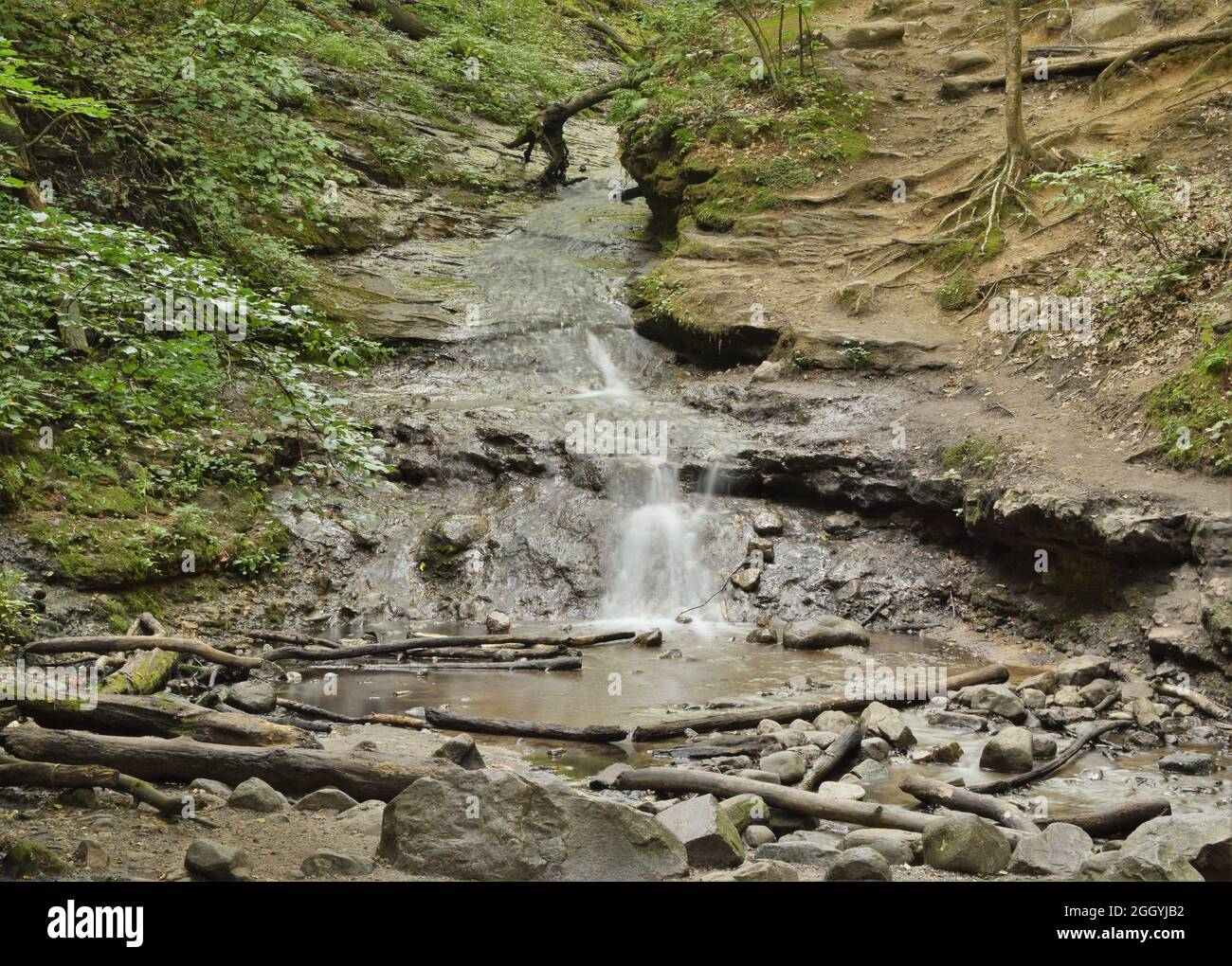 Parfrey's glen Waterfall Stock Photo - Alamy