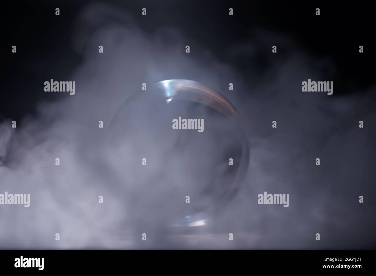 Crystal ball predict the fate. Guessing for the future Stock Photo - Alamy
