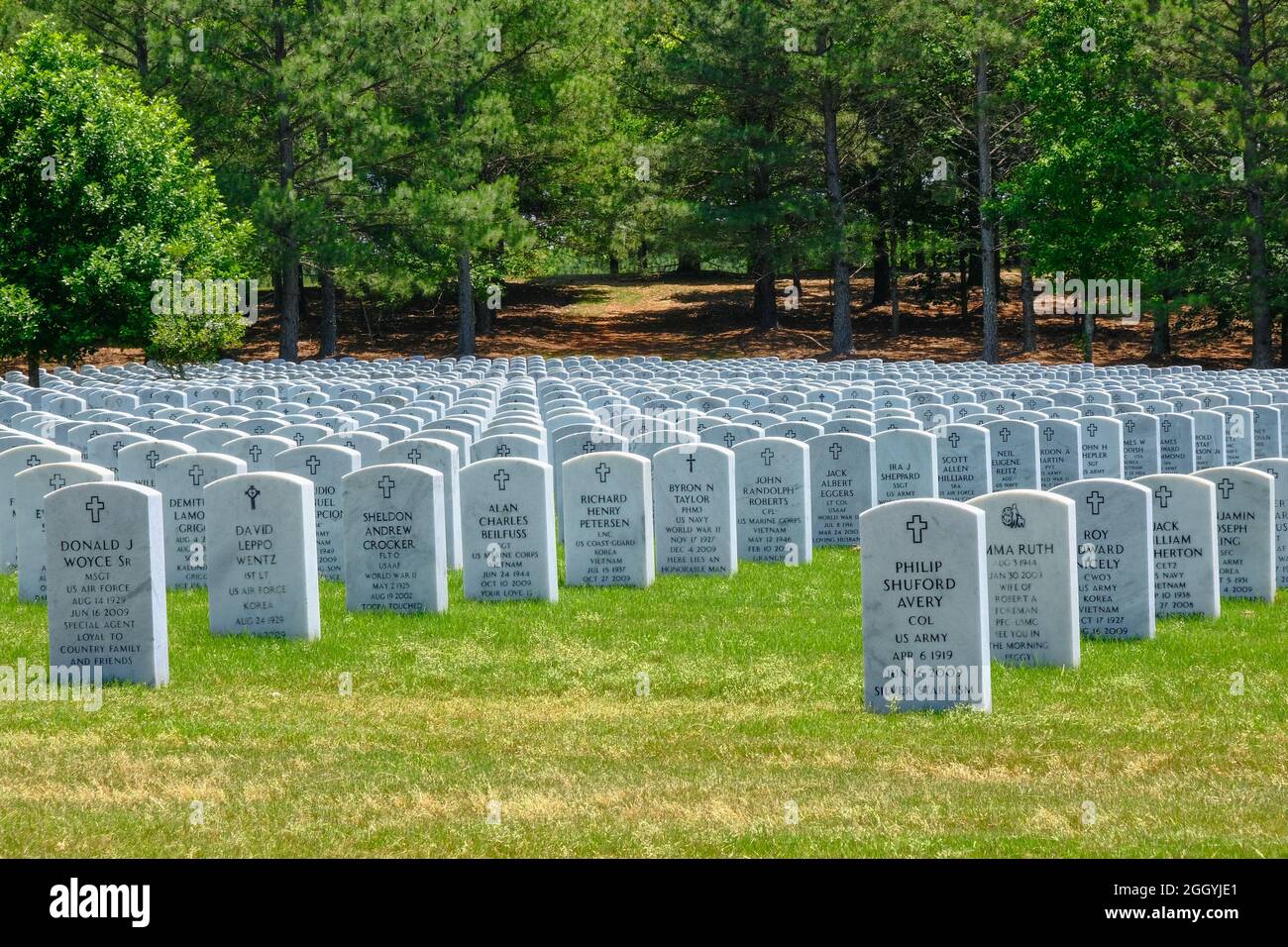 Veterans Memorial Cemetery Stock Photo - Alamy