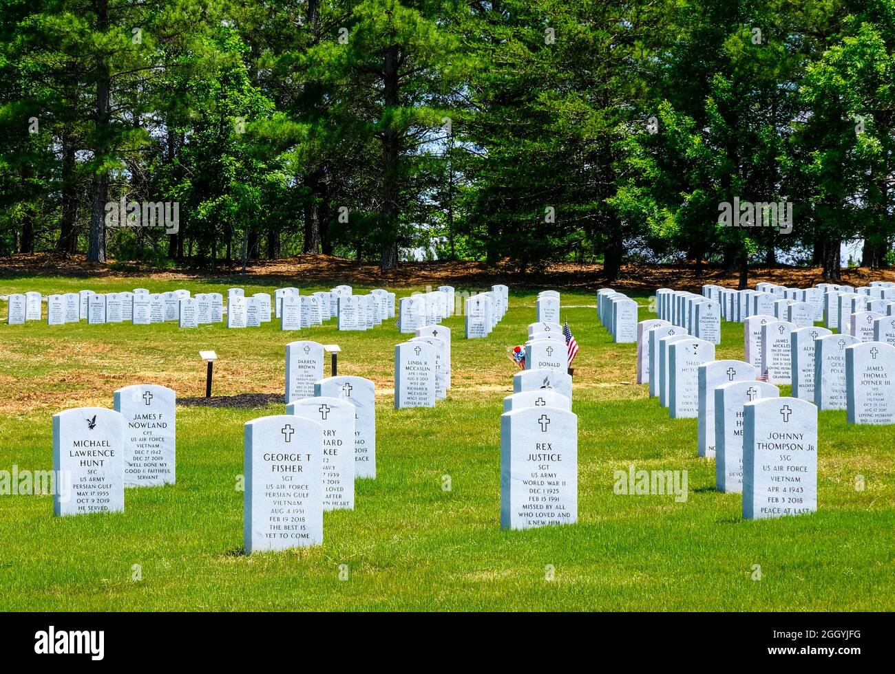 Veterans Memorial Cemetery Stock Photo - Alamy