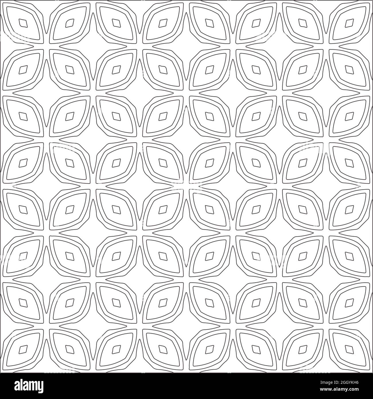 Vector pattern with symmetrical elements . Repeating geometric tiles ...