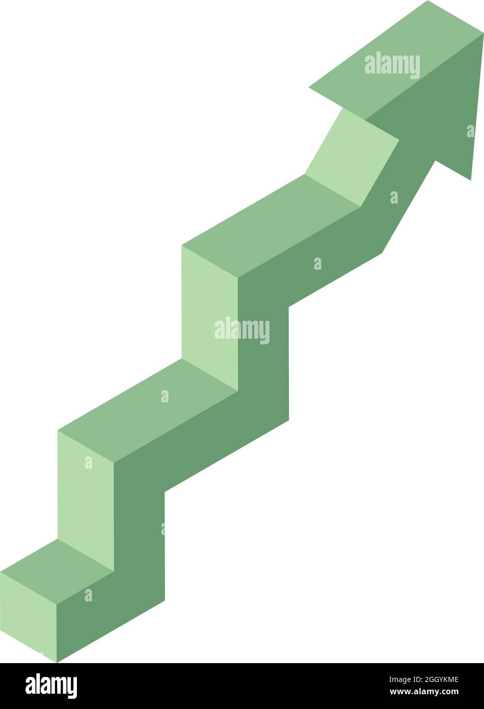 growing arrow chart Stock Vector Image & Art - Alamy