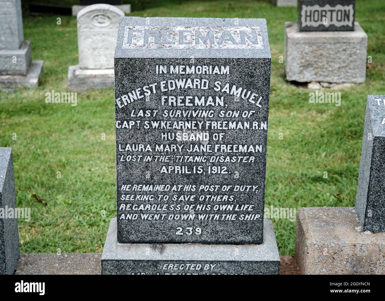 Halifax, Nova Scotia: The Titanic Grave Site at Fairview Lawn Cemetery ...