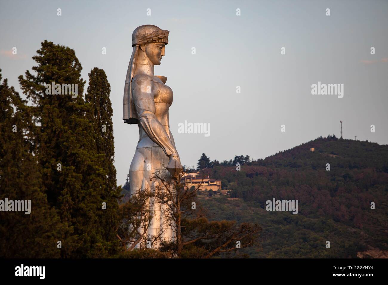 Mother of Georgia statue in Tbilisi tourist attraction and symbol of ...