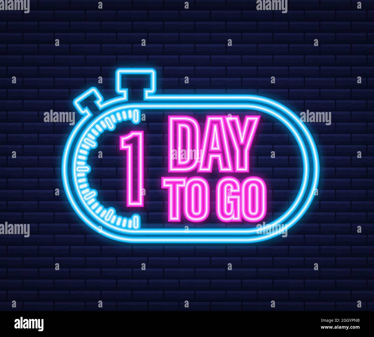 Day go neon style hi-res stock photography and images - Alamy