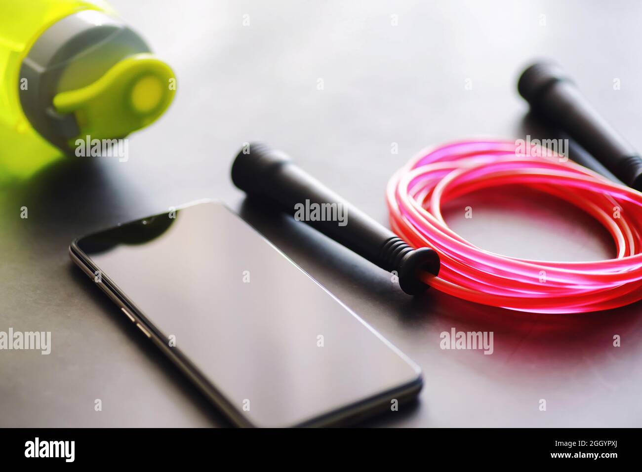 Jump rope. Physical education. Sports exercise equipment. Rope ...