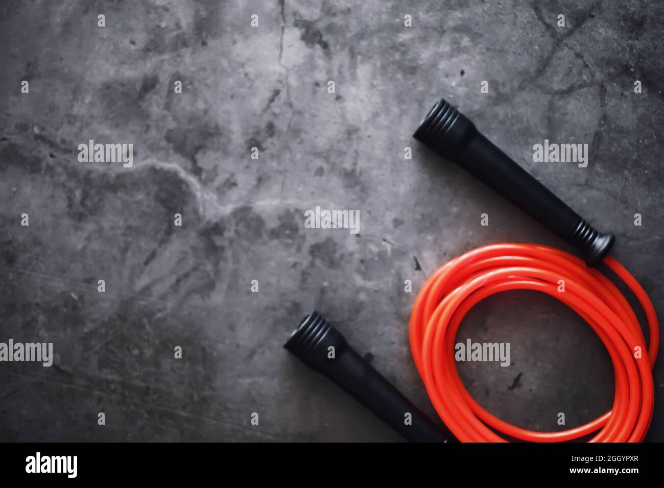 Jump rope. Physical education. Sports exercise equipment. Rope ...