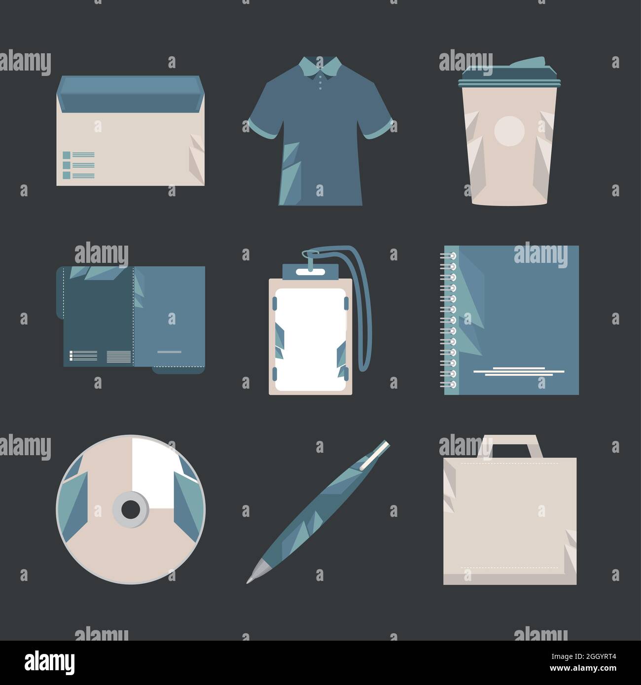 corporate identity template set Stock Vector Image & Art - Alamy