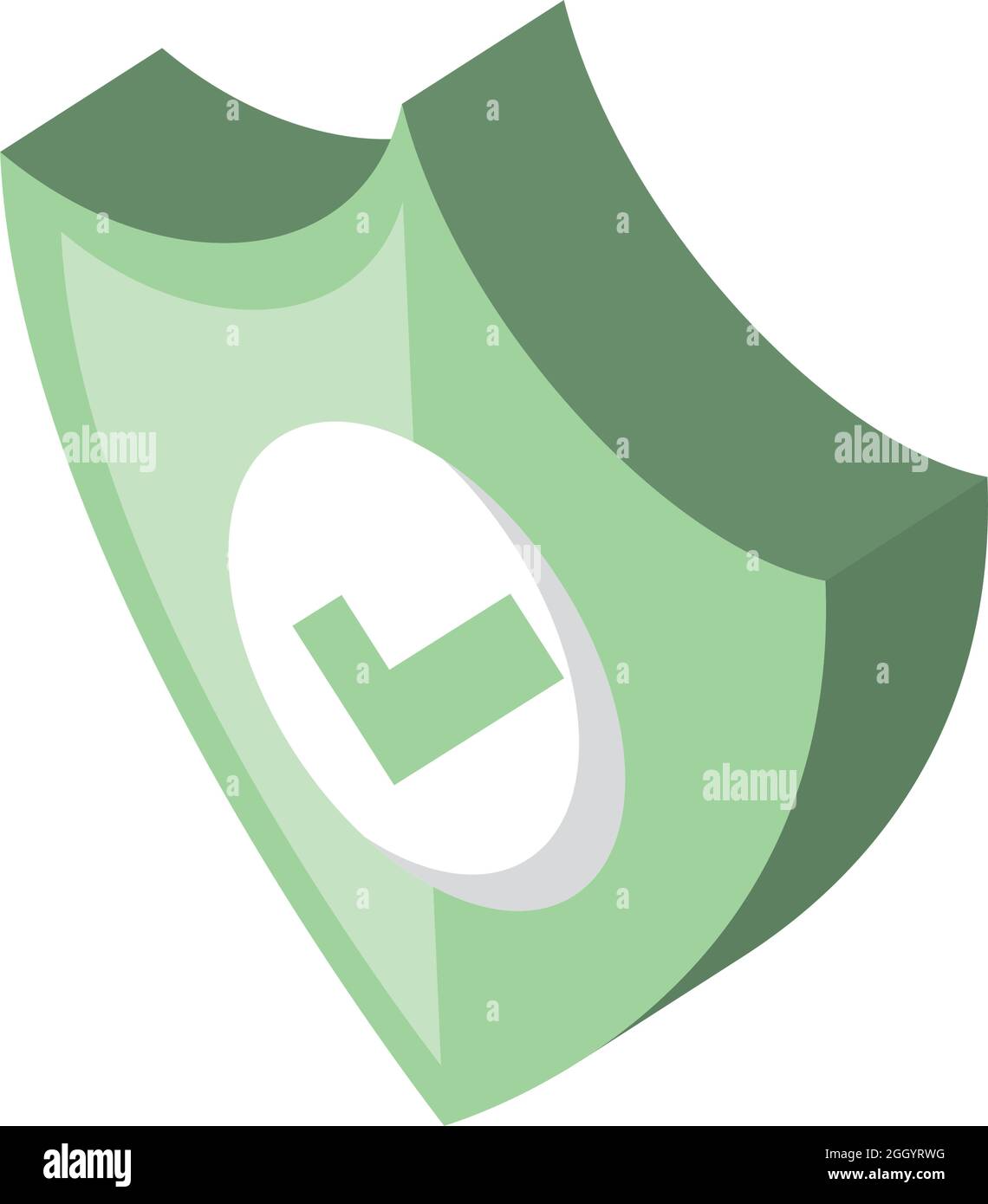 Shield 3d icon checkmark Cut Out Stock Images & Pictures - Alamy