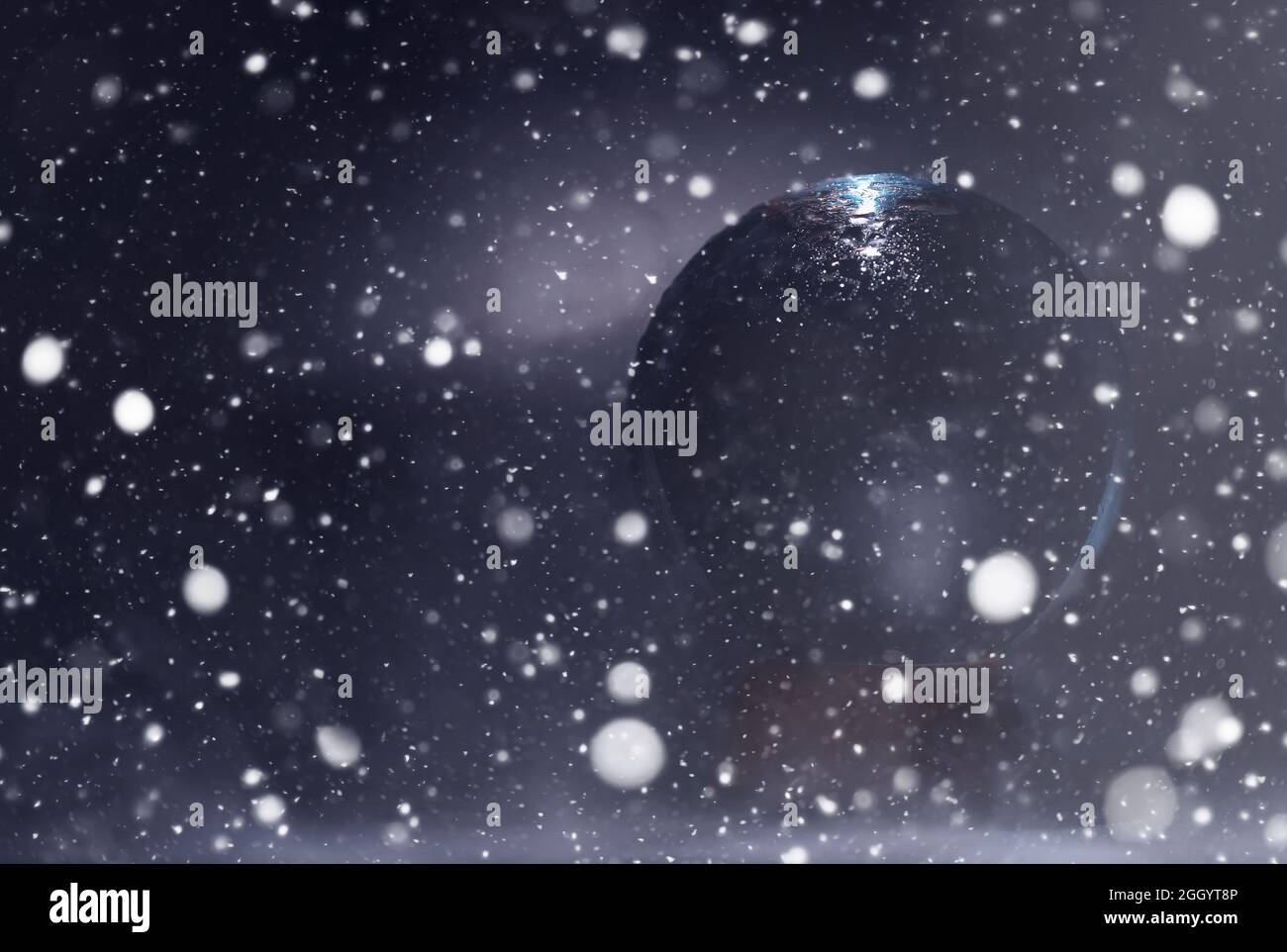 Crystal ball predict the fate. Guessing for the future Stock Photo - Alamy