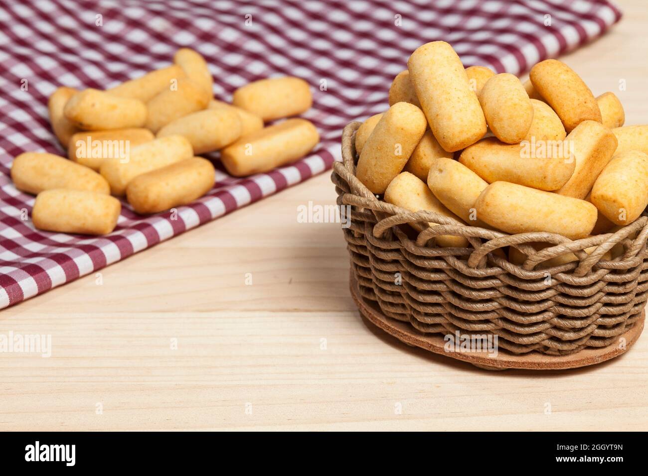 Traditional Colombian gastronomy of achiras del huila snacks Stock ...