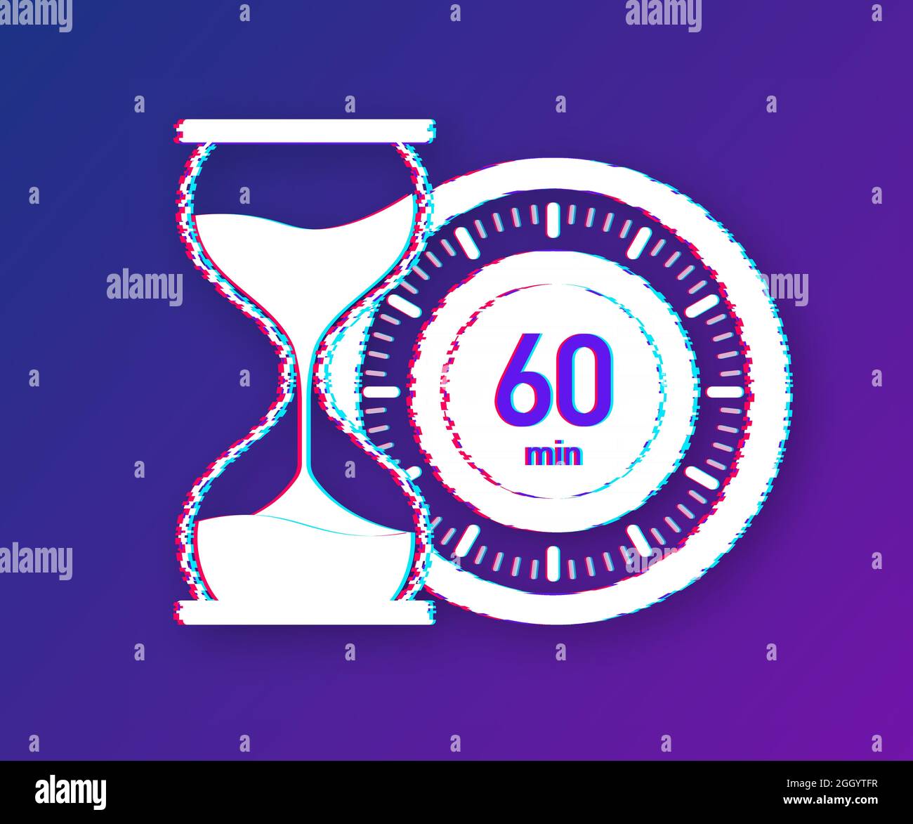 60 minutes logo hi-res stock photography and images - Alamy