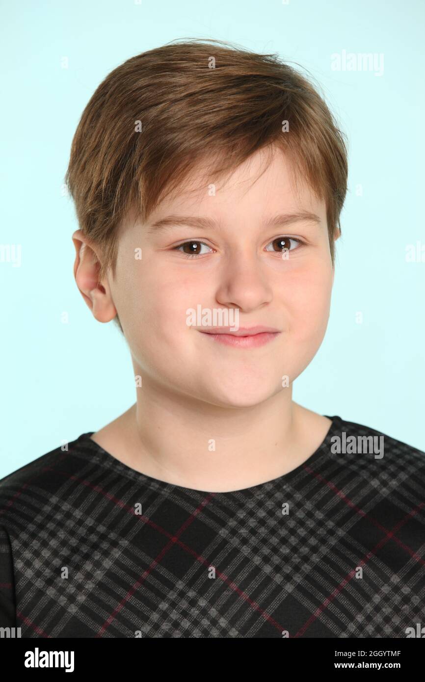 Teenager mischievous smile hi-res stock photography and images - Alamy