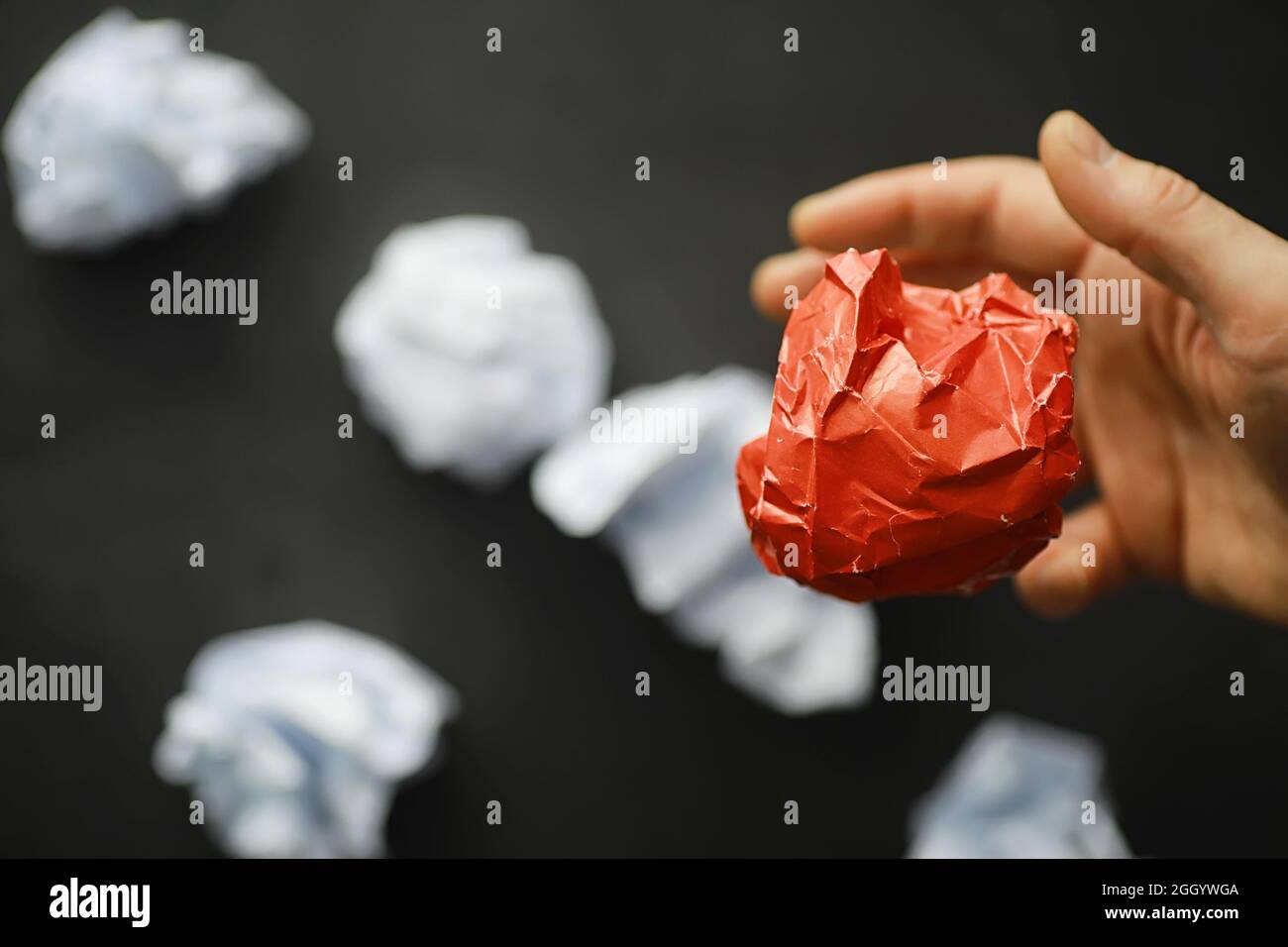 Colored pieces of paper. The concept of creativity and formation of ...