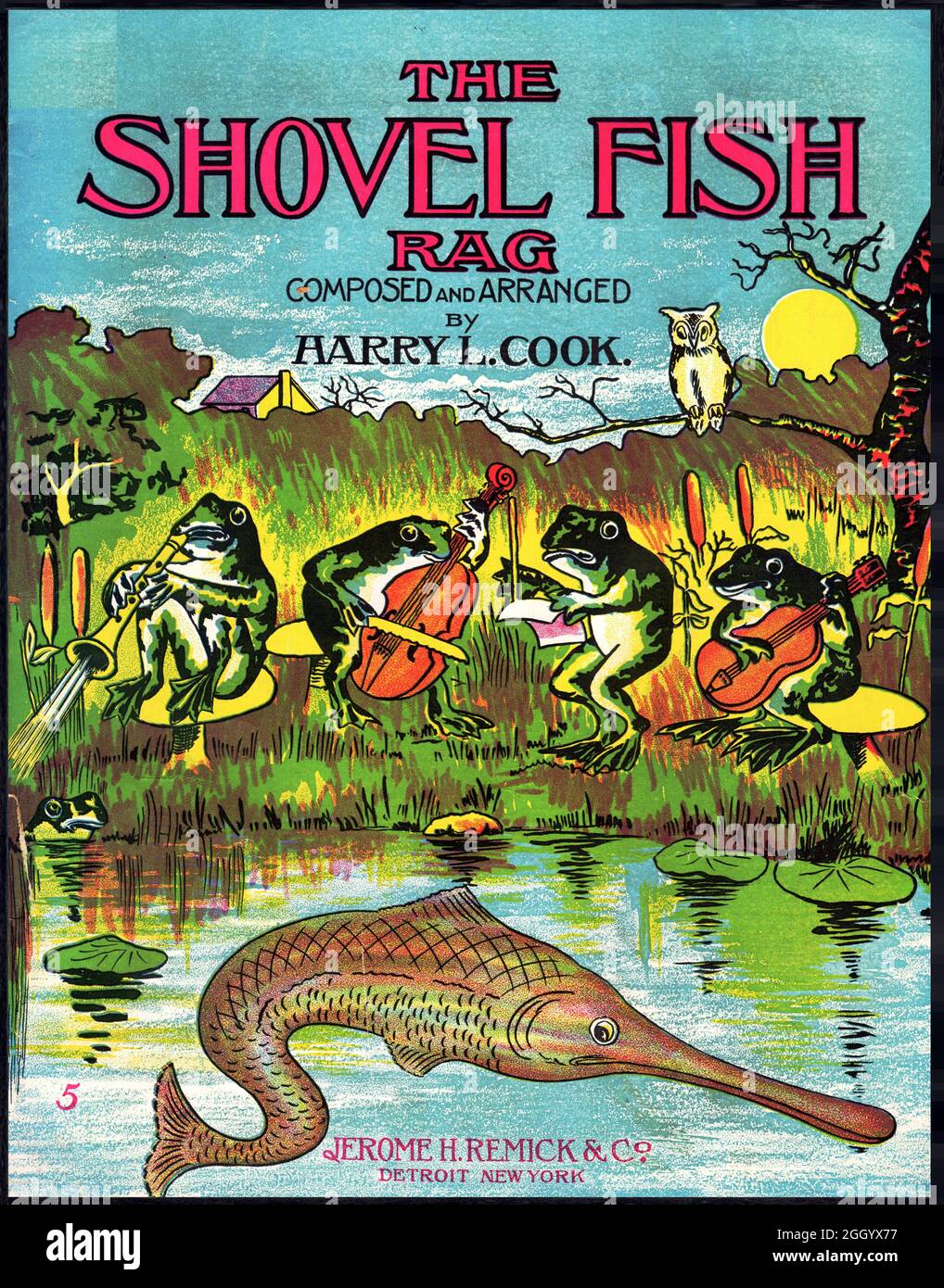 The Shovel FIsh Rag, 1907 sheet music Stock Photo - Alamy