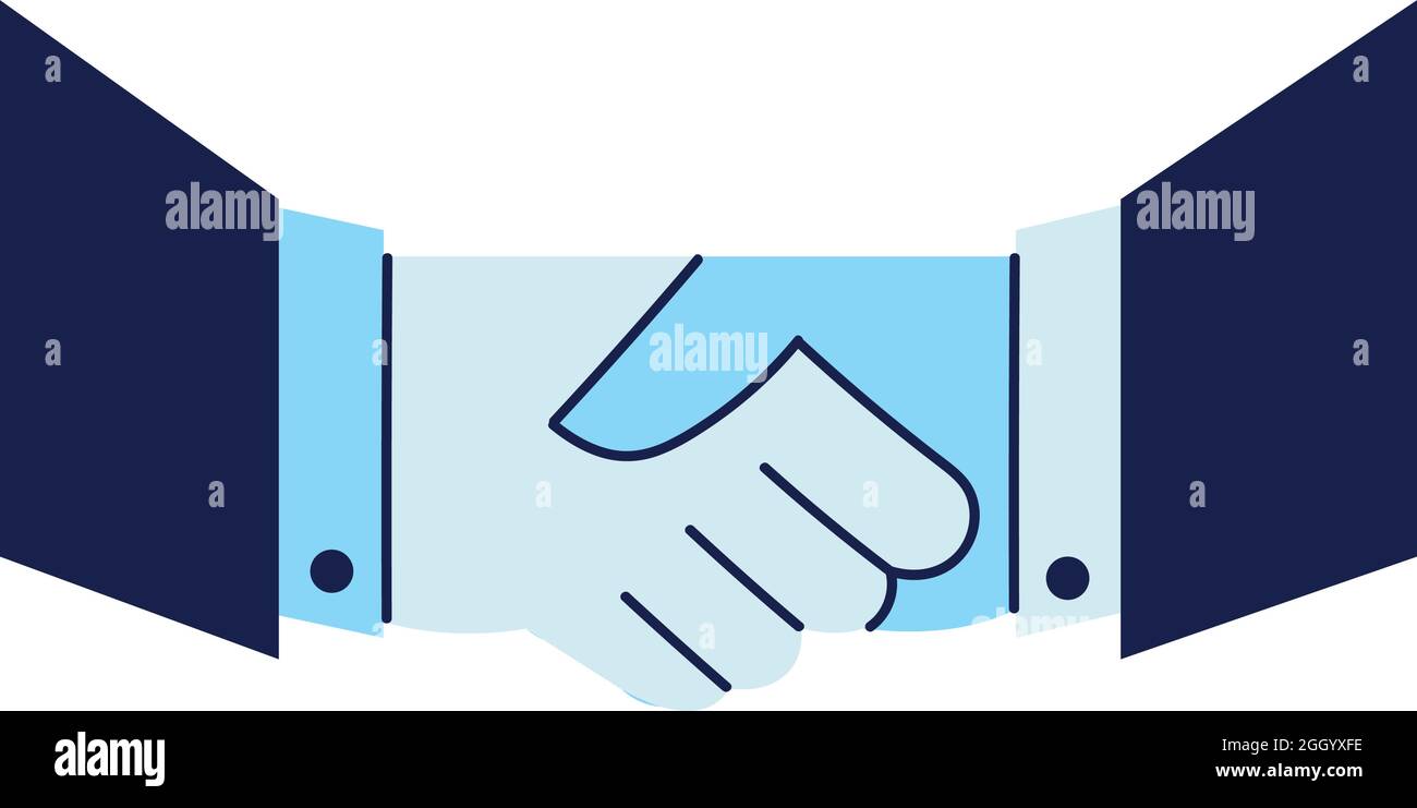 business handshake collaboration Stock Vector Image & Art - Alamy