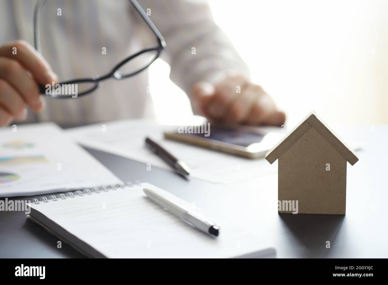 Insurance collateral concept. Life and property insurance. A ...