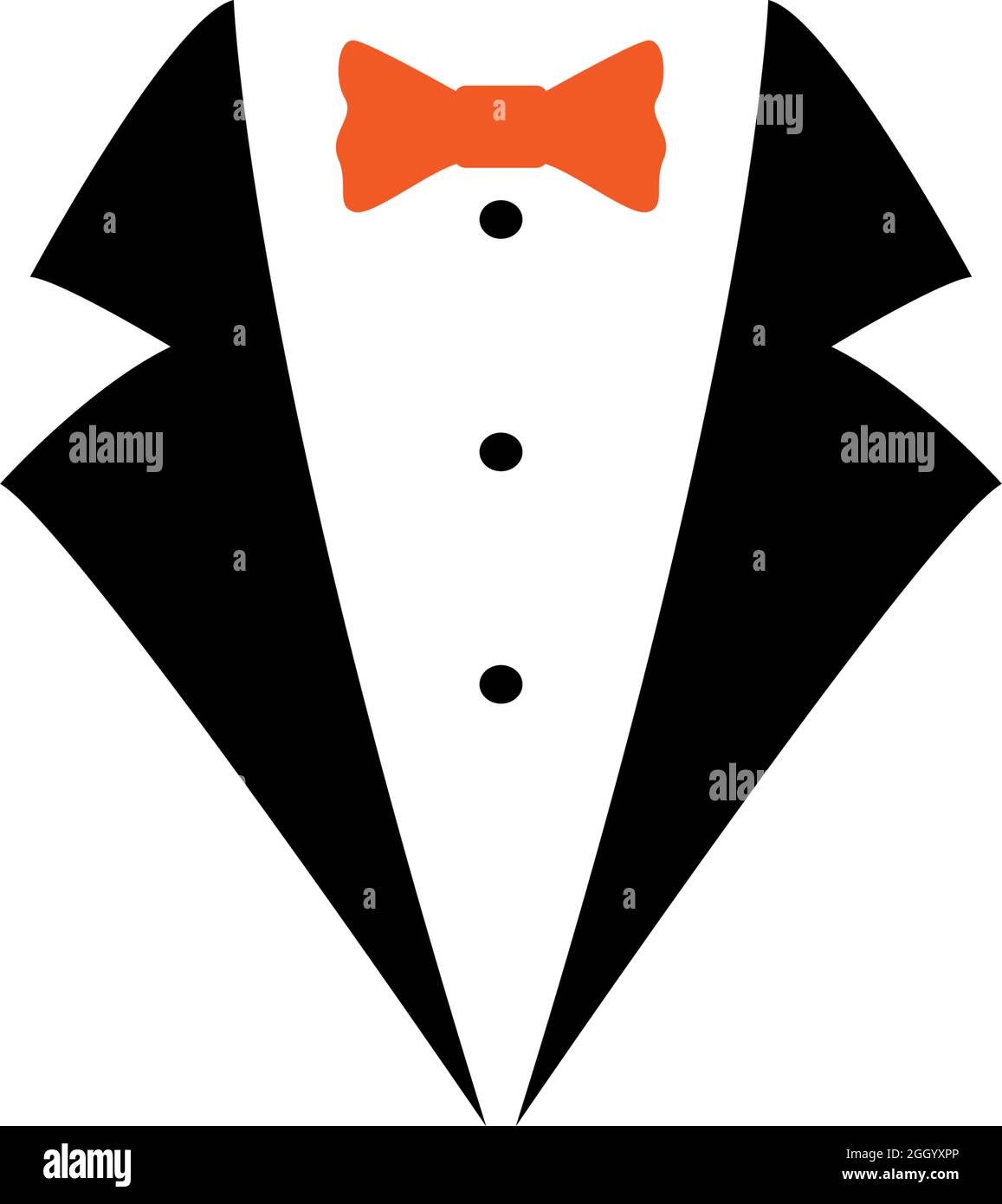 Tuxedo Tie Template
