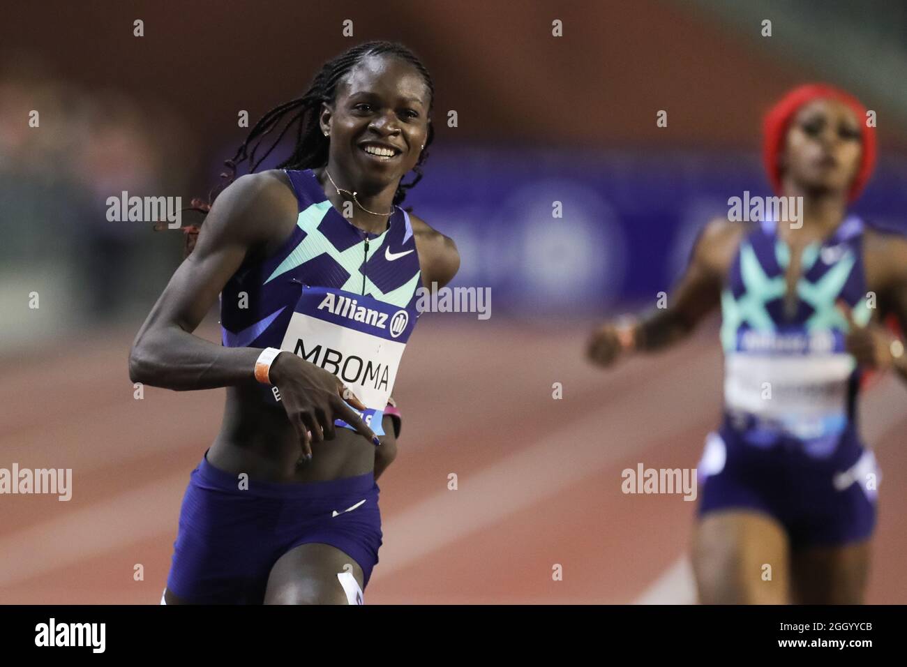 Brussels, Belgium. 3rd Sep, 2021. Christine Mboma of Namibia competes ...