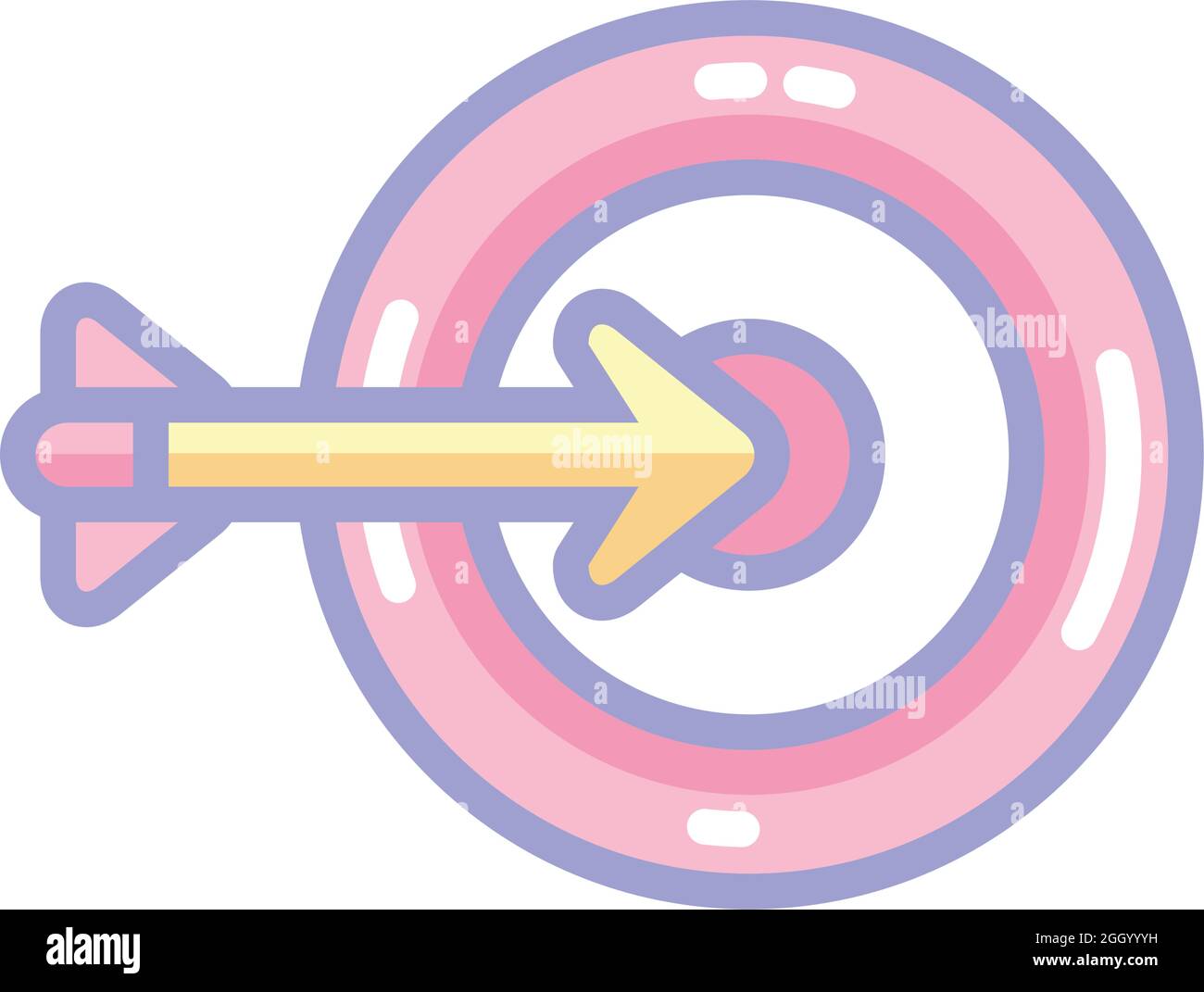 target with arrow Stock Vector Image & Art - Alamy
