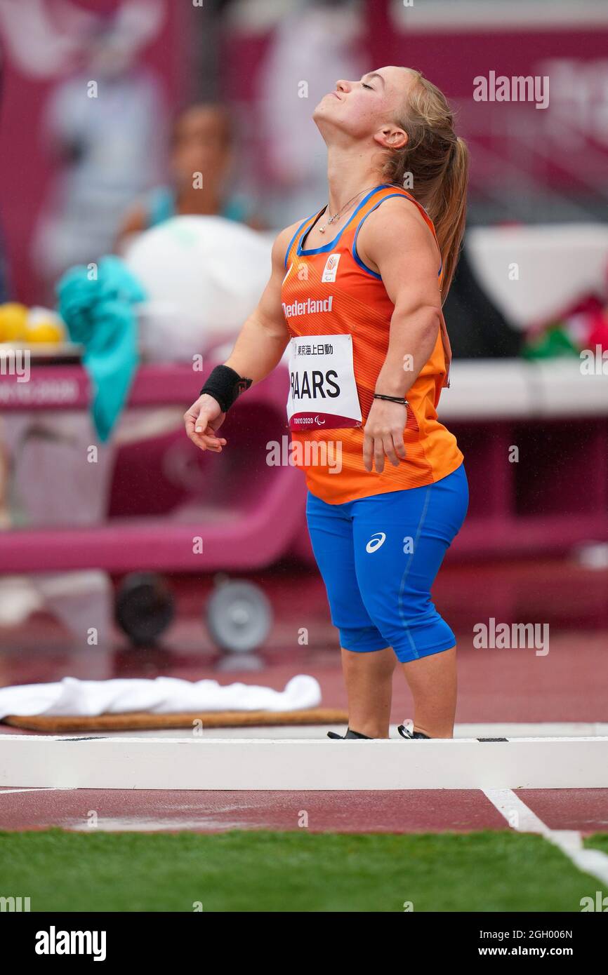 Tokyo, Japan. 04th Sep, 2021. TOKYO, JAPAN - SEPTEMBER 4: Lara Baars of The Netherlands ...