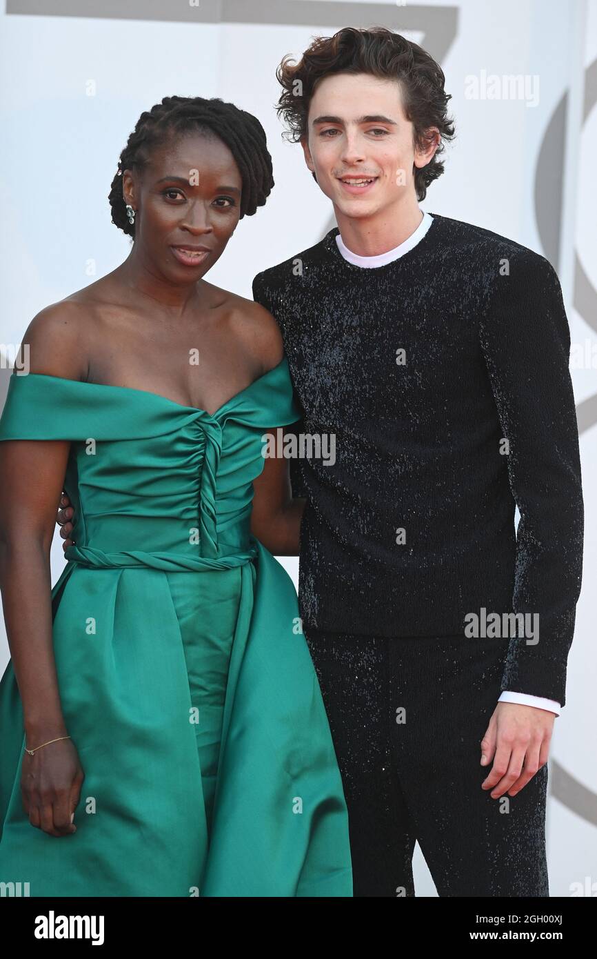 Venice, Italy. 03rd Sep, 2021. British actress Sharon Duncan Brewster ...