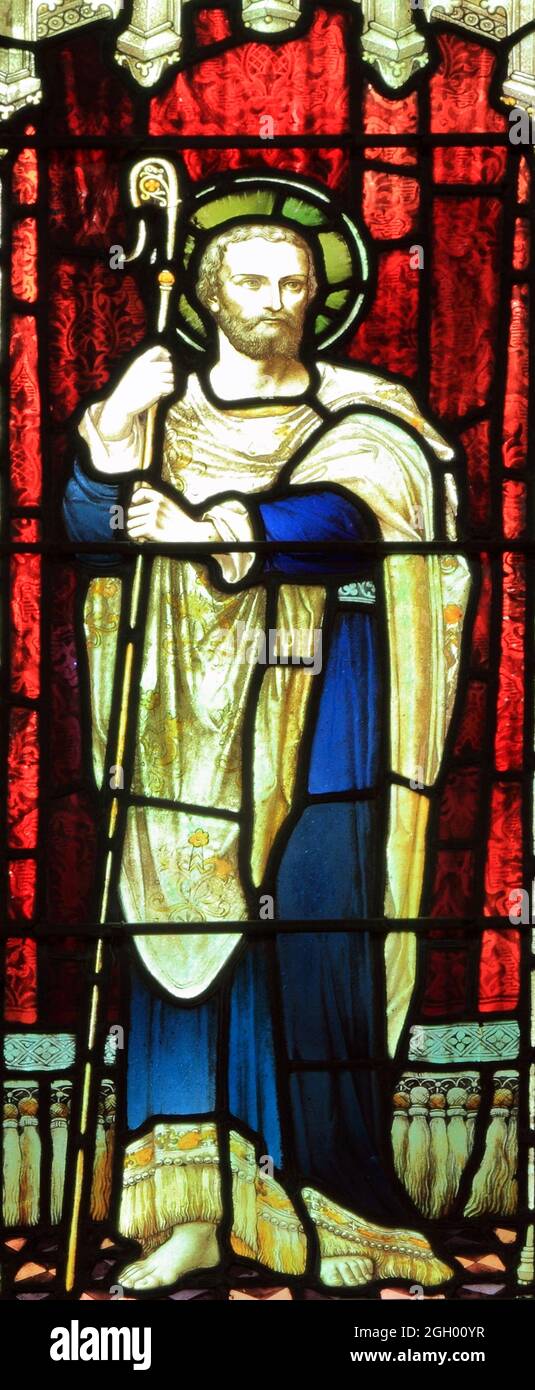 St peter stained glass window hi-res stock photography and images - Alamy