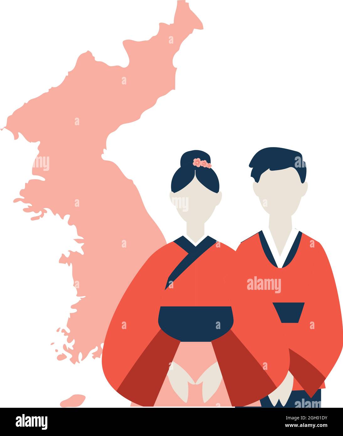 korean people and map Stock Vector Image & Art - Alamy