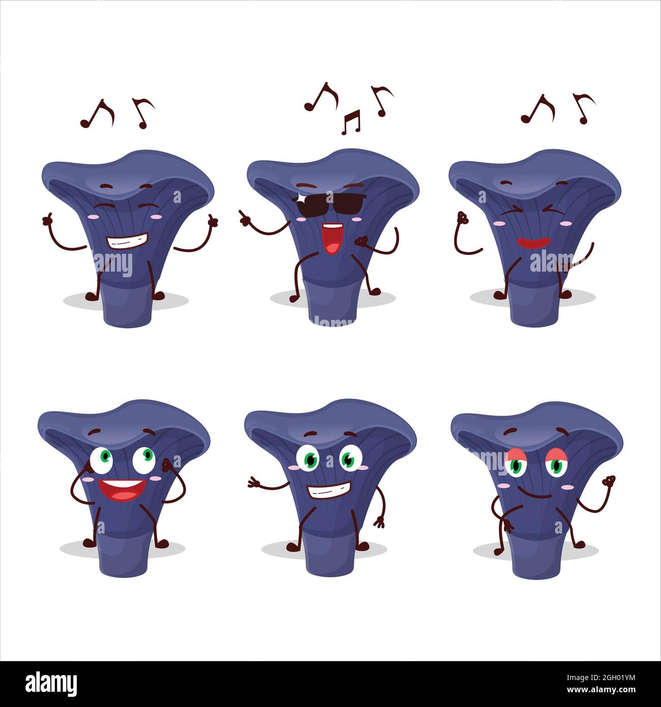 An image of actarius indigo dancer cartoon character enjoying the music ...