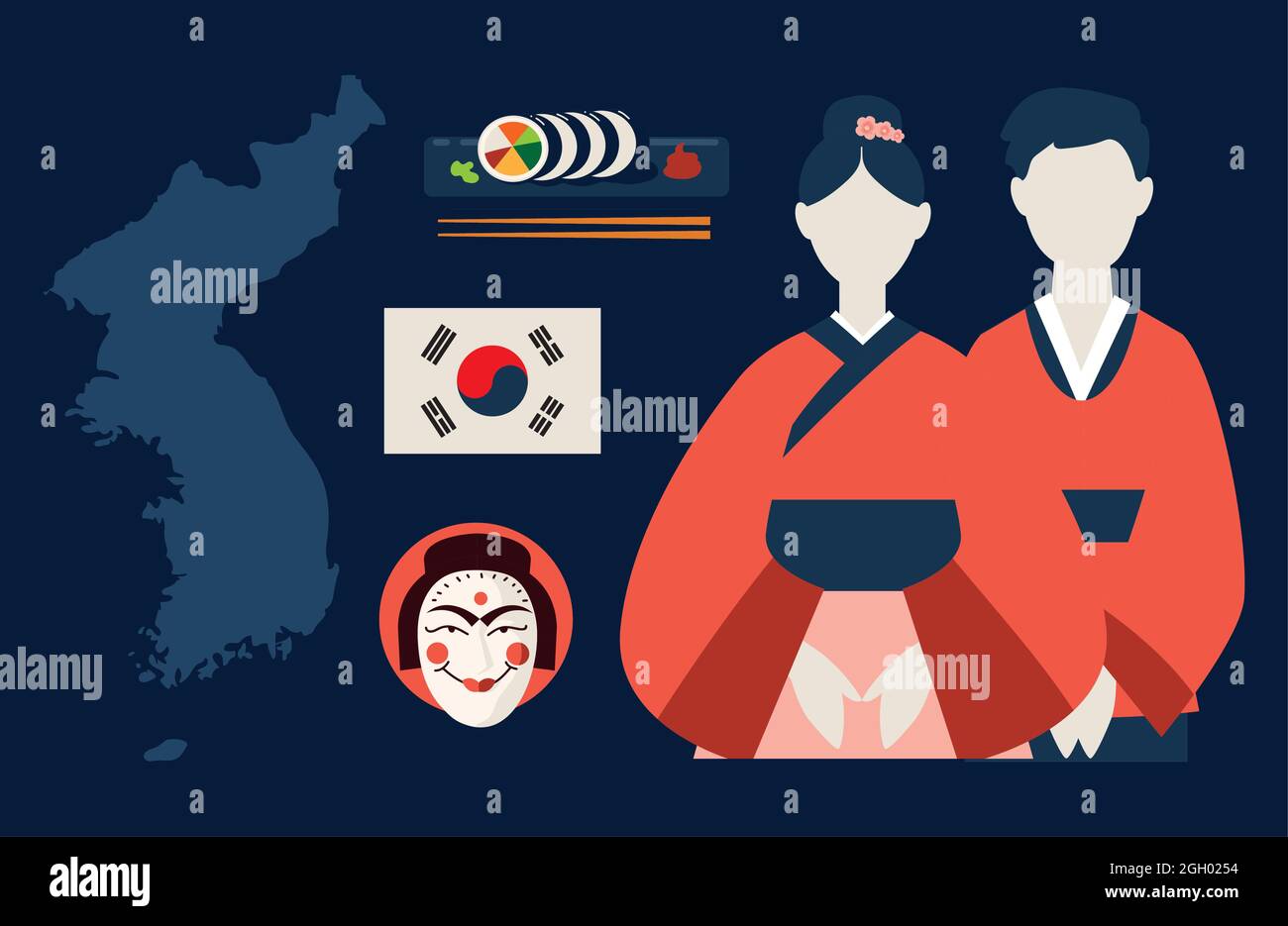 icons korean culture Stock Vector Image & Art - Alamy