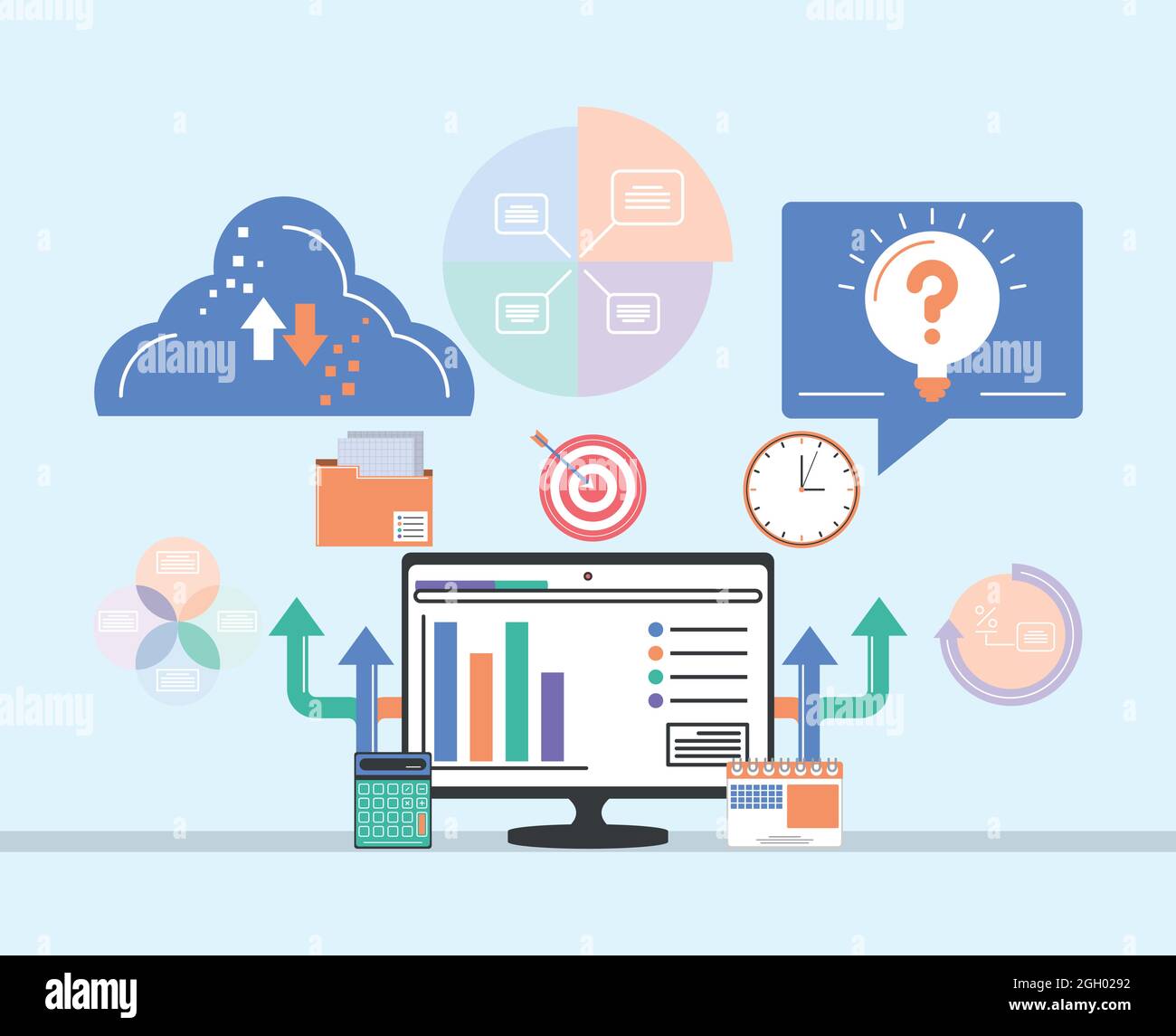 analytics data strategies Stock Vector Image & Art - Alamy