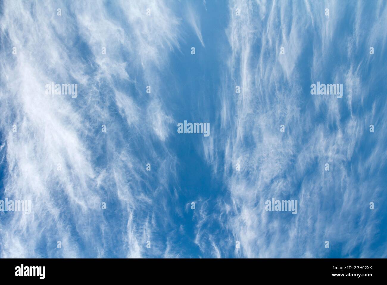 Cirrus Clouds thin and wispy on sky Stock Photo - Alamy