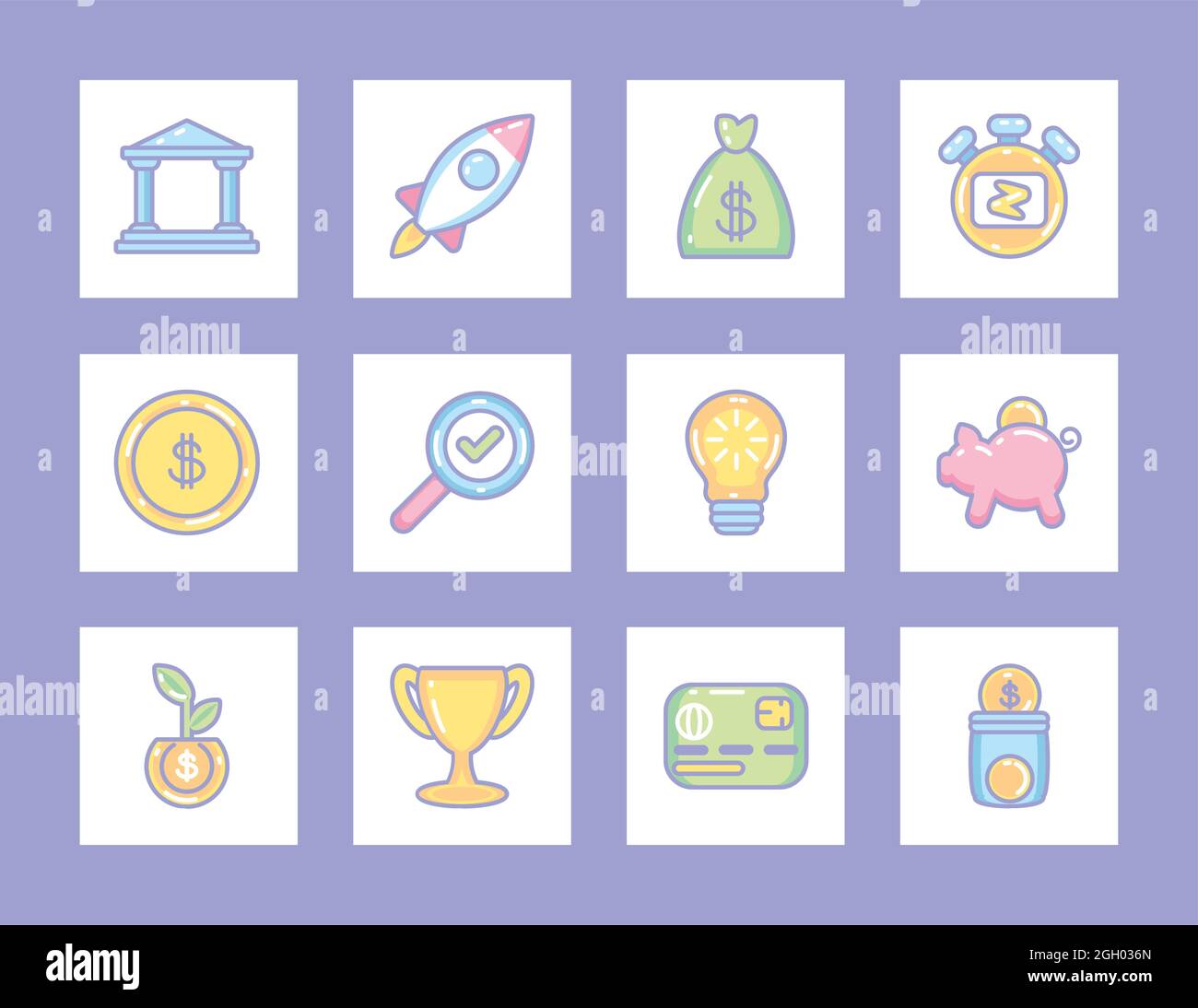 short term icon set Stock Vector Image & Art - Alamy