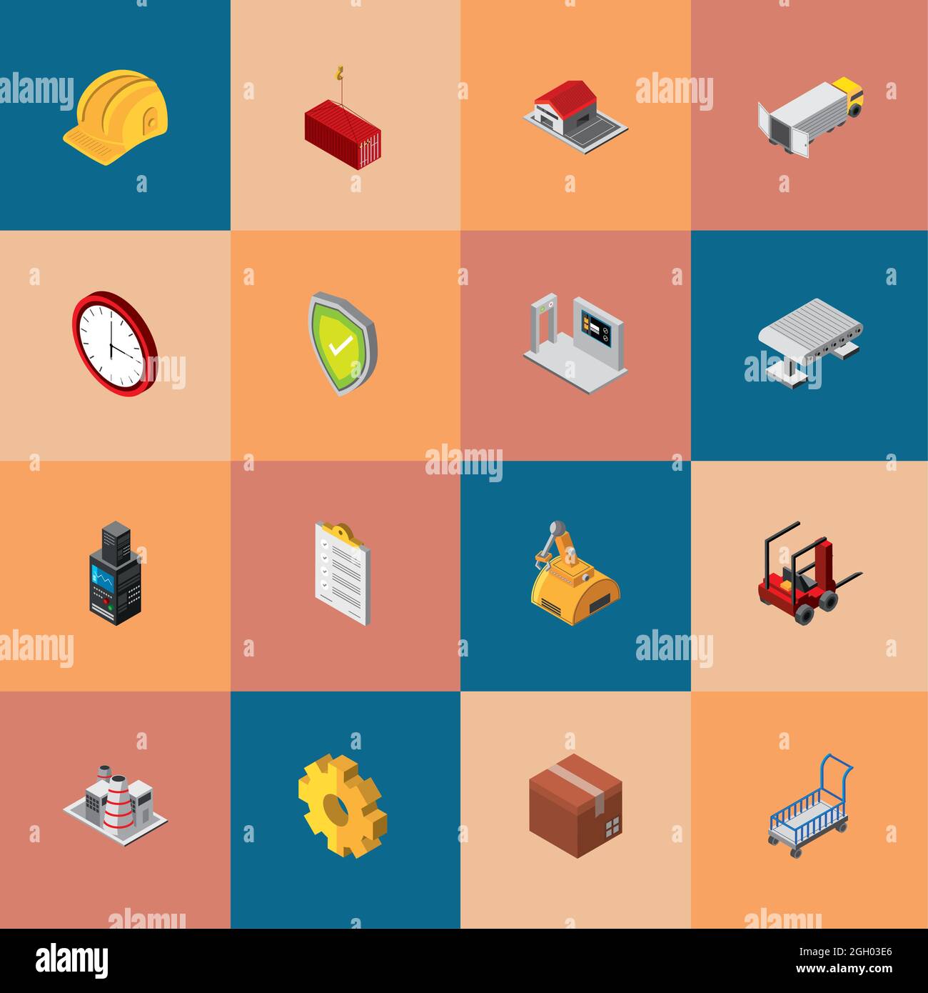 set of industry concept Stock Vector Image & Art - Alamy