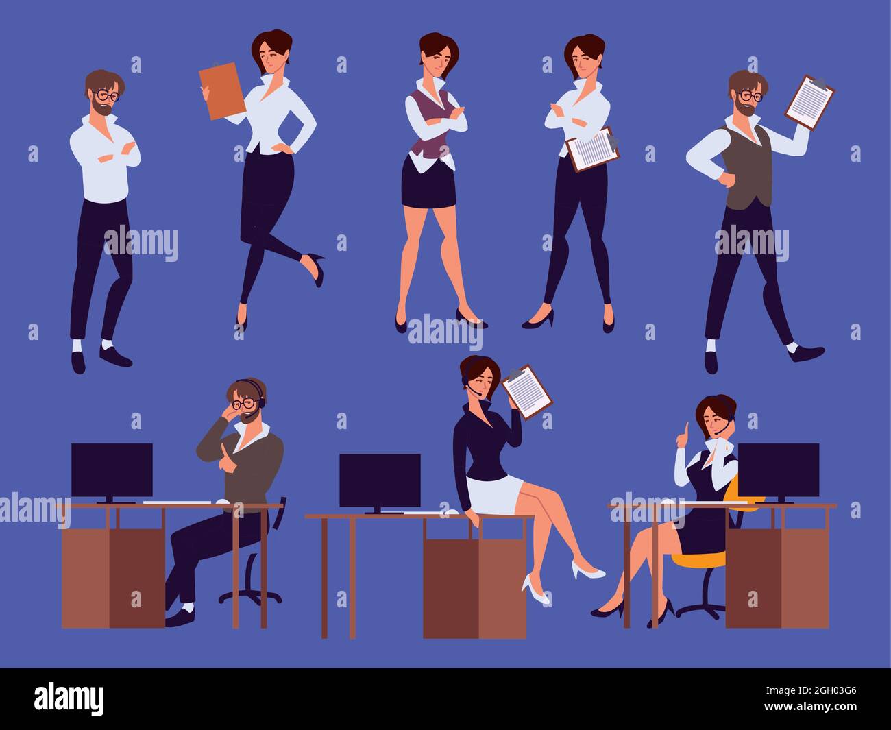 people work personal assistant Stock Vector Image & Art - Alamy