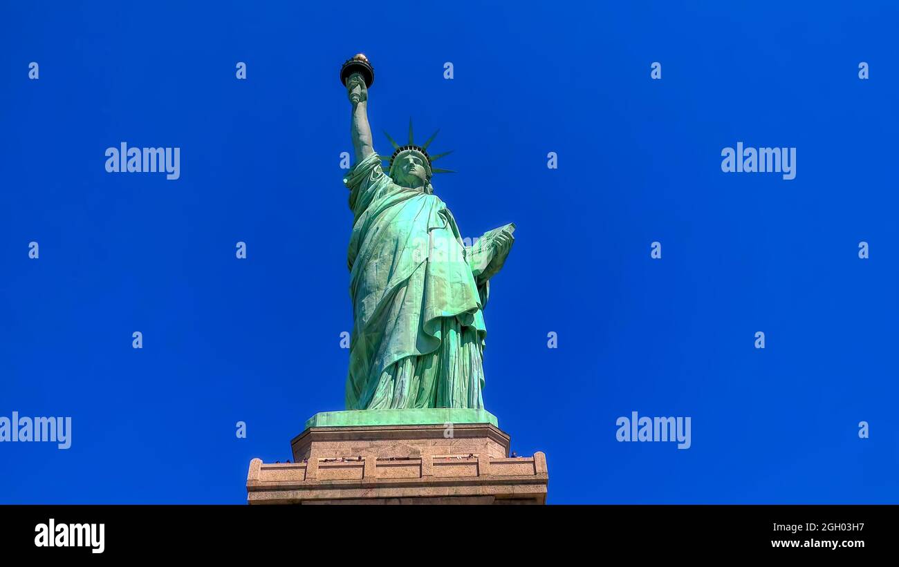 The Statue of Liberty is a colossal neoclassical sculpture on Liberty ...