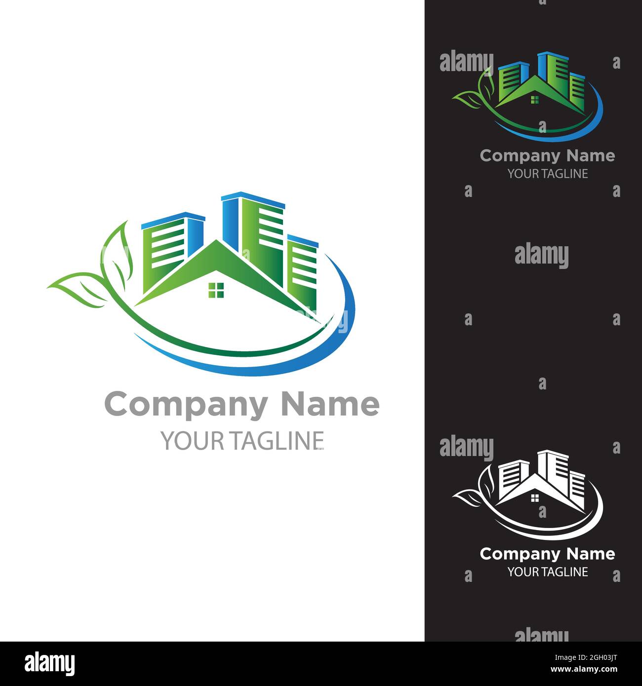 Real state logo template, home logo design, house brand identity.EPS 10 ...