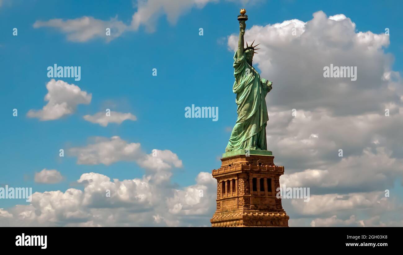 The Statue of Liberty is a colossal neoclassical sculpture on Liberty ...
