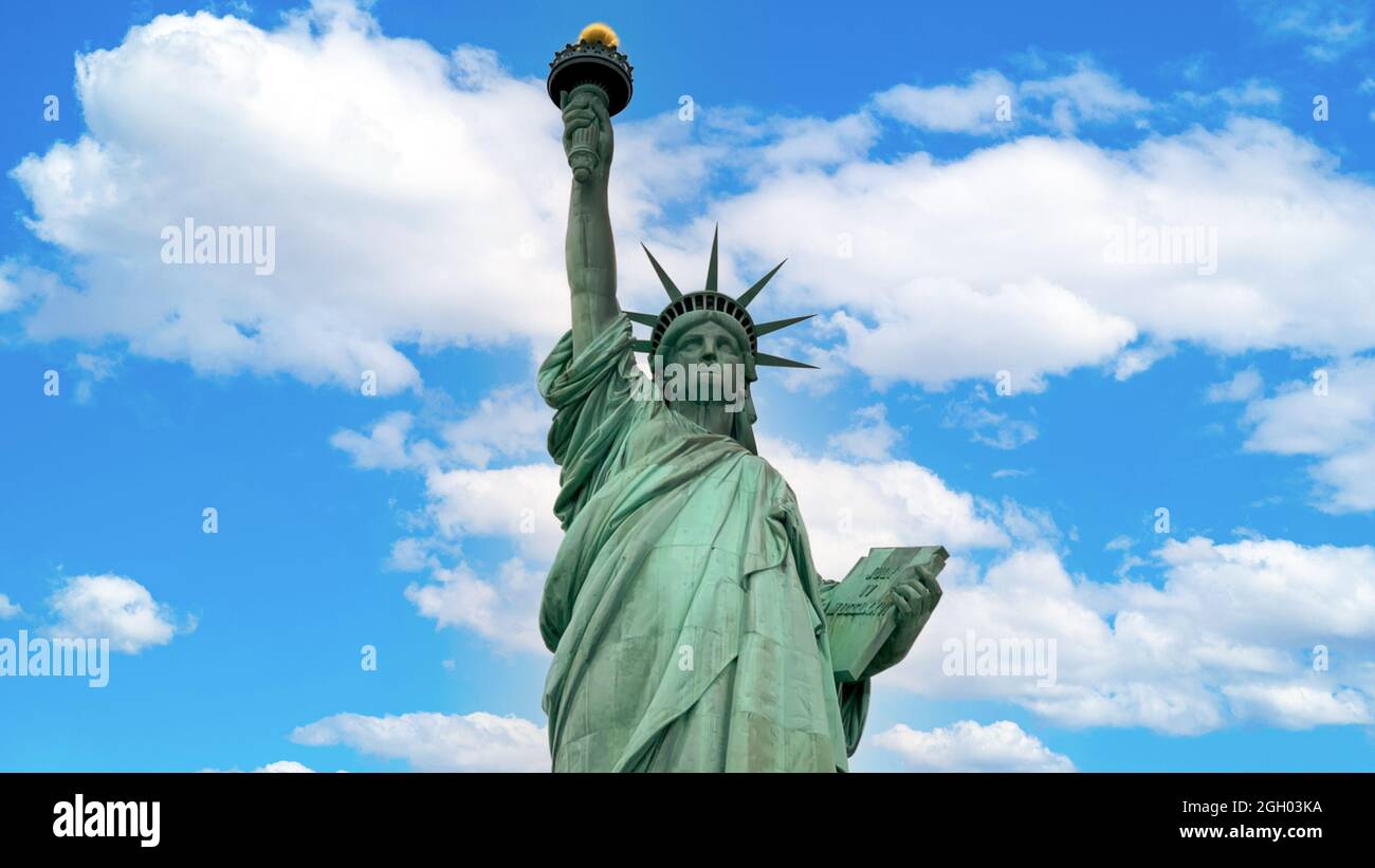 The Statue of Liberty is a colossal neoclassical sculpture on Liberty ...