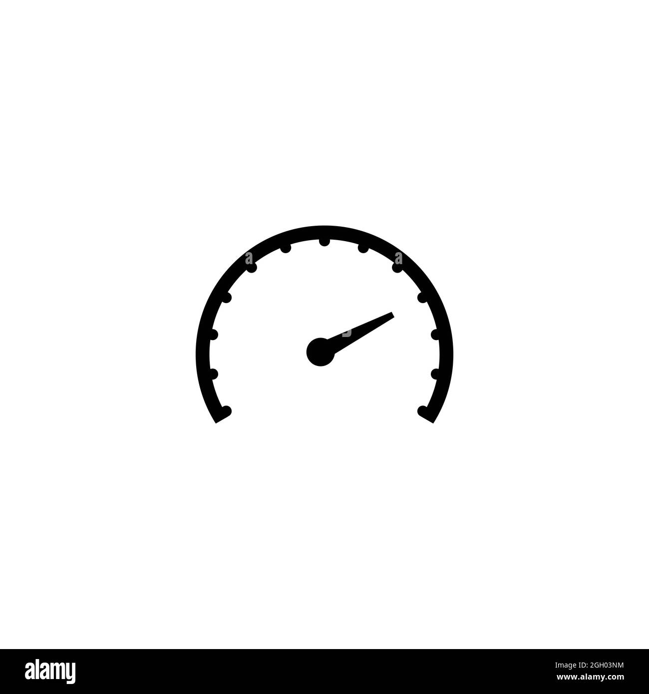 Speedometer Icon Isolated On White Background Speedometer Icon In Trendy Design Style