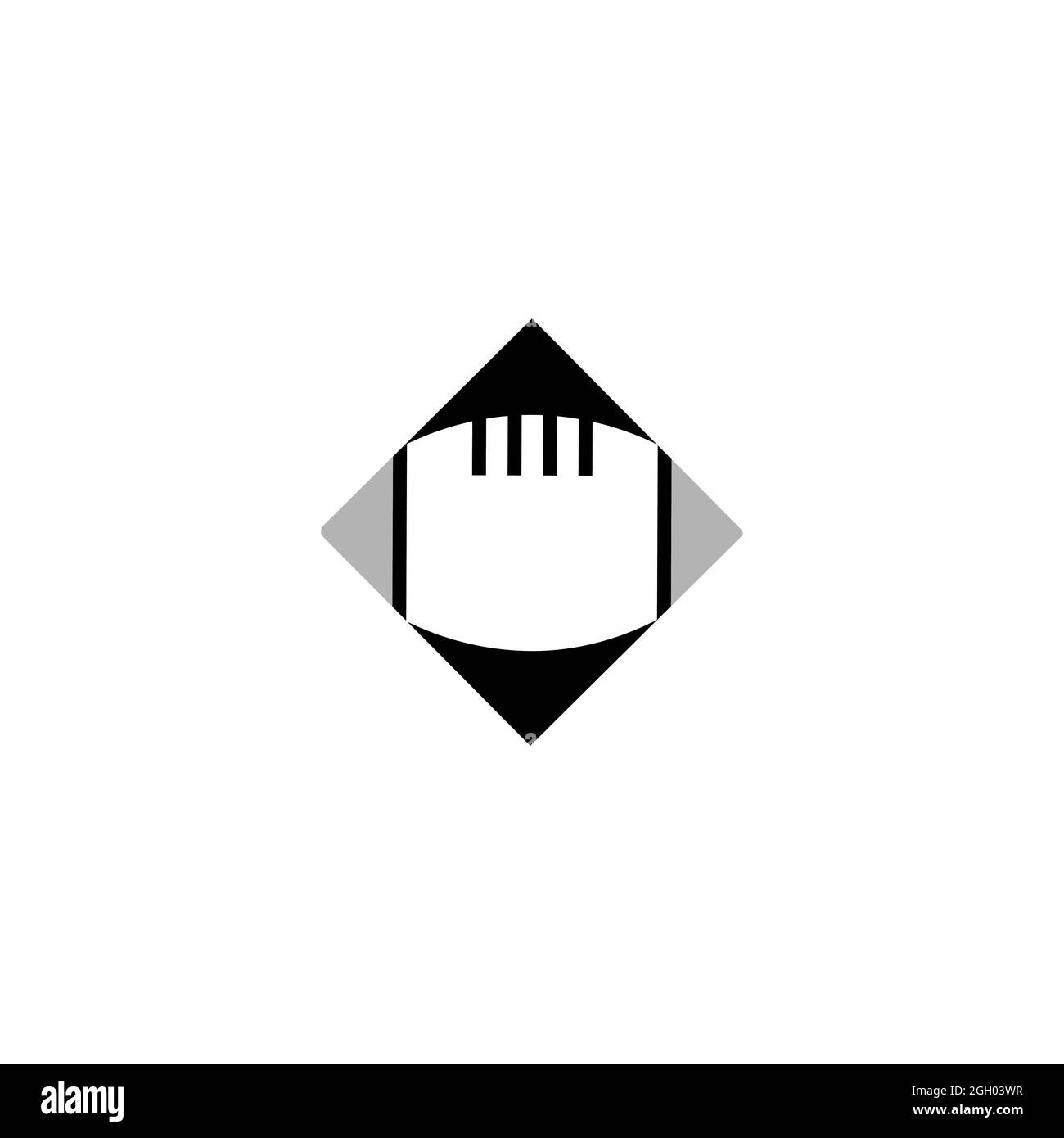 American football icon stock hi-res stock photography and images - Alamy