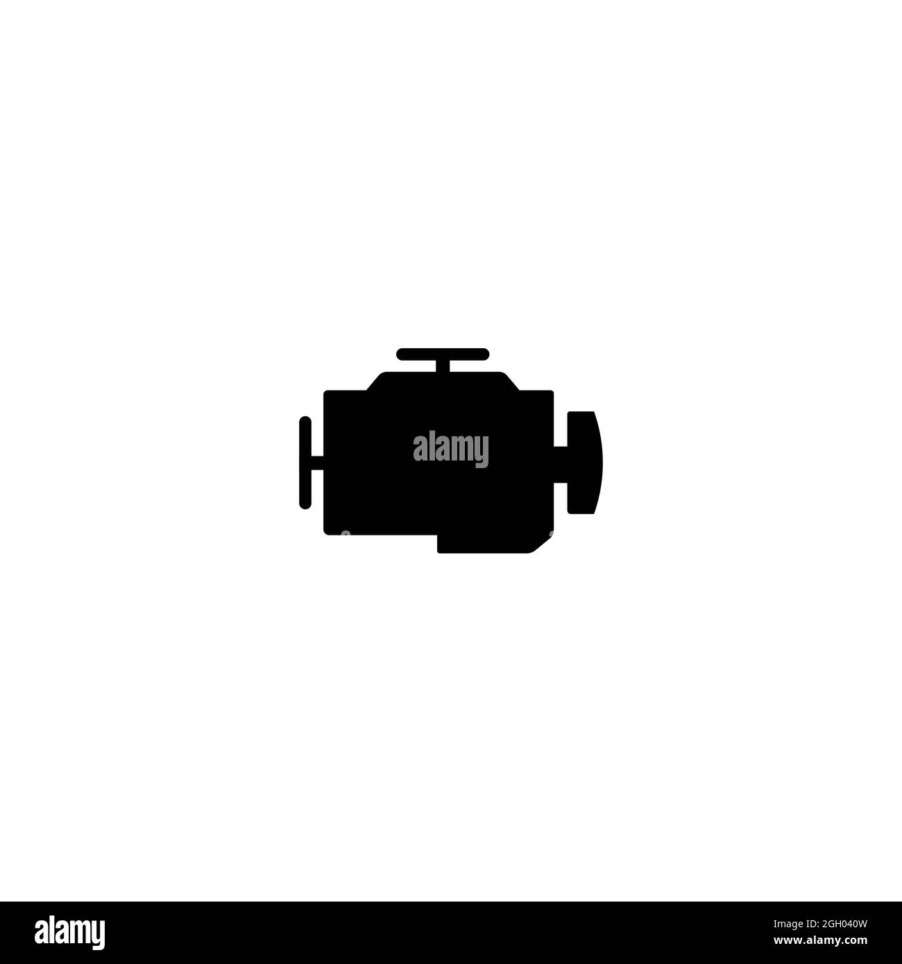 car engine icon illustration design Stock Photo - Alamy