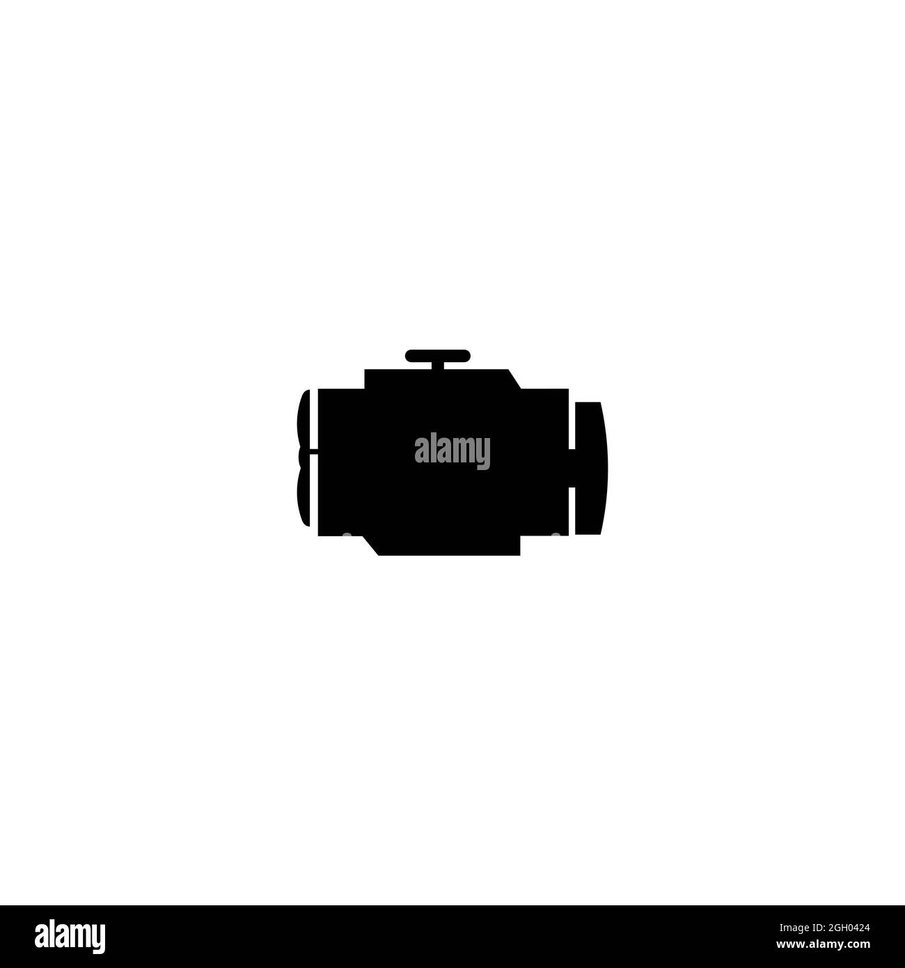 Hybrid car engine icon Black and White Stock Photos & Images - Alamy