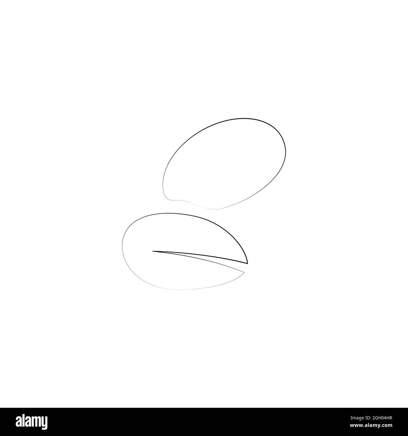 Peanut pod shell icon hi-res stock photography and images - Alamy